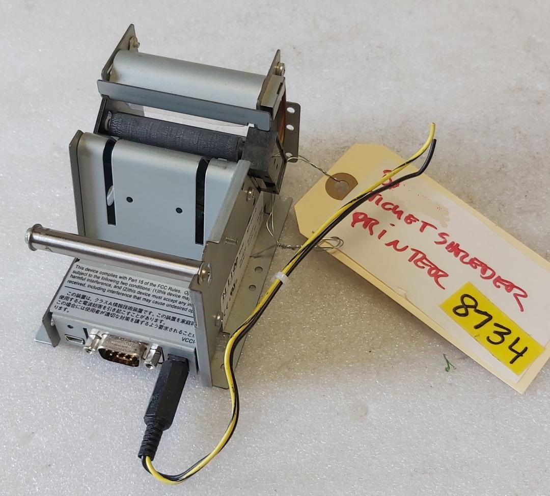 BENCHMARK Redemption Arcade Game TICKET EATER SHREDDER PRINTER Model NP ...