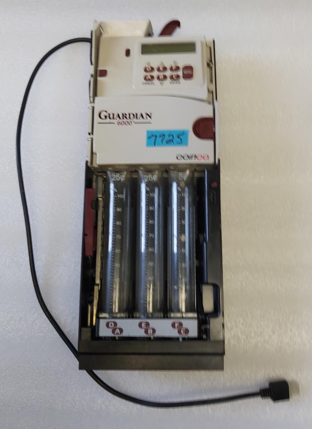 COINCO Guardian 6000 G6XUS-EF-KO 6 Tube Coin Mech Changer Mechanism ...