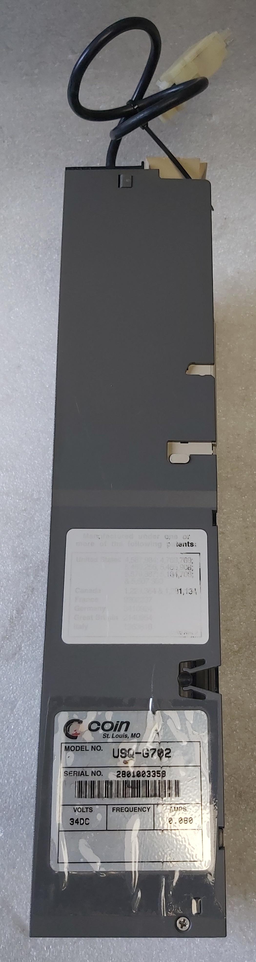 COINCO QUANTUM 700 Series USQ-G702 MDB Coin Mech Acceptor Changer ...