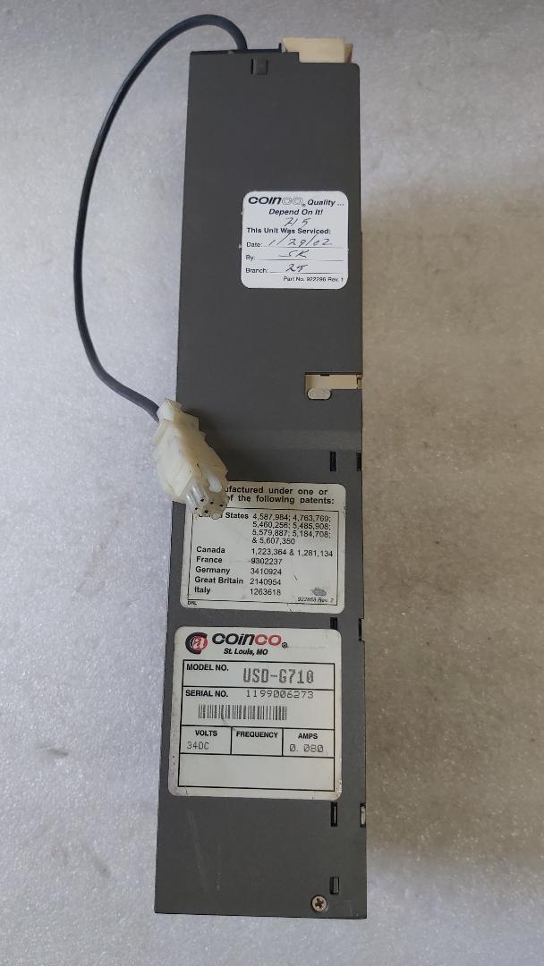 COINCO USD-710 MDB Coin Mech Acceptor Changer (9878) - FREE SHIPPING ...