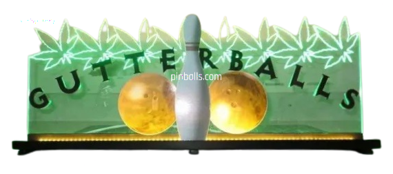 DUTCH PINBALL THE BIG LEBOWSKI Pinball GUTTERBALLS TOPPER - NEW - FREE ...