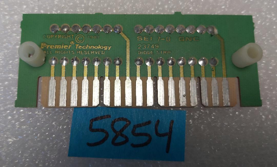 GOTTLIEB Pinball EL DORADO CITY OF GOLD 23749 DIODE STRIP (5854) - AS ...