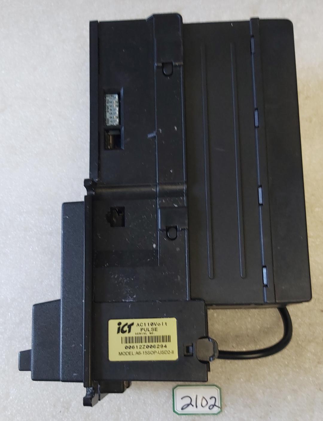 ICT A6-15SOP-USD2-II - 110 Volt Bill Validator Acceptor DBA (2102 ...