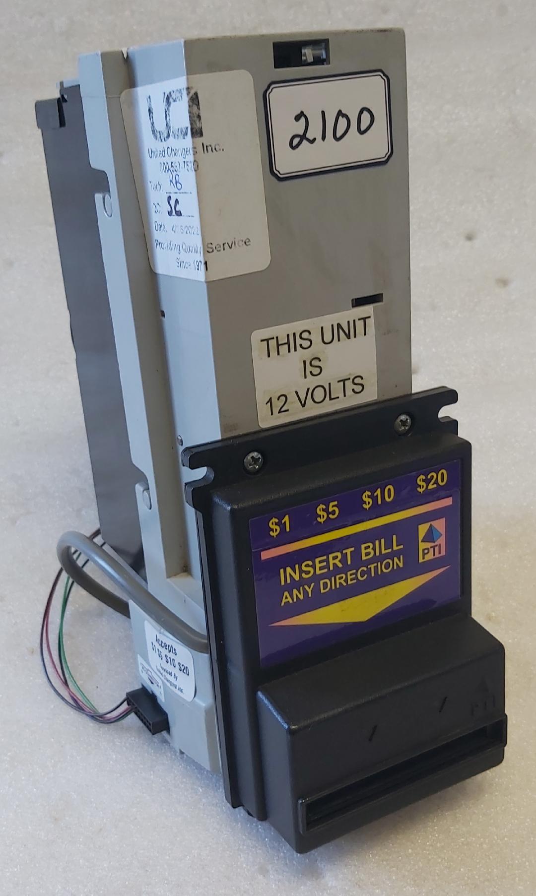 PYRAMID TECHNOLOGIES APEX-5400-U51-USA 12V Bill Acceptor (2100) - $1s ...