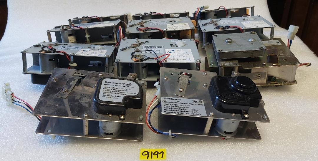 Ticket Dispensers Continuous Type - Lot of 11 - ENTROPY, CLE ...