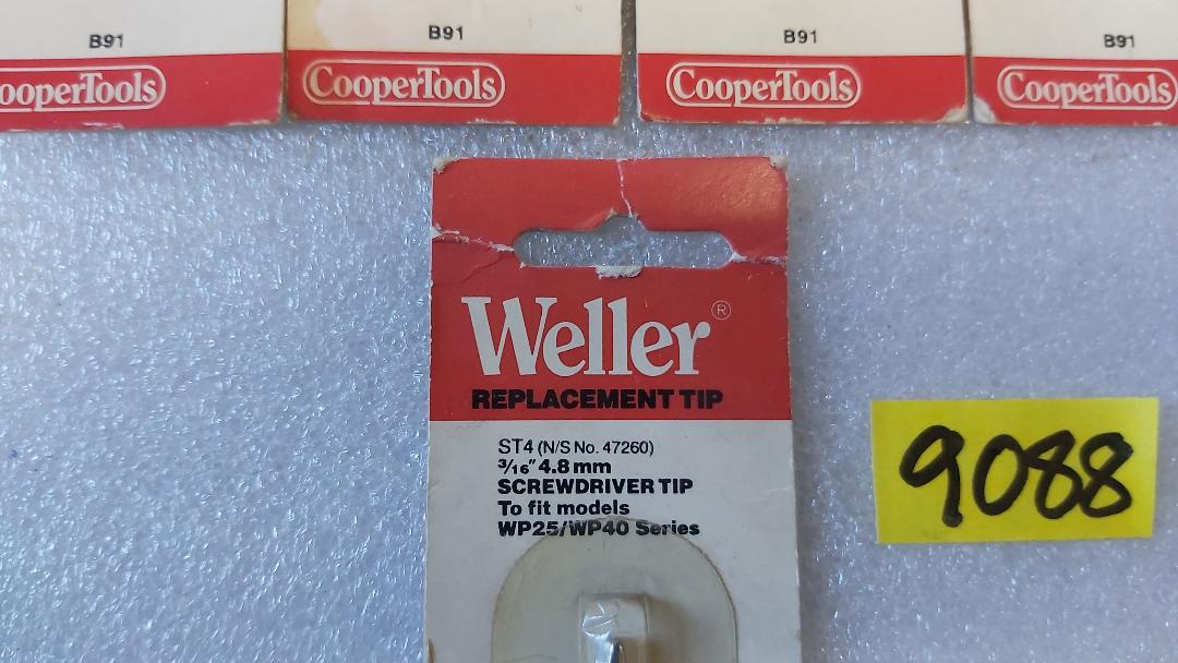 WELLER C443 Replacement SCREWDRIVER TIP ST3/ST4 Solder Gun Model WP25 ...
