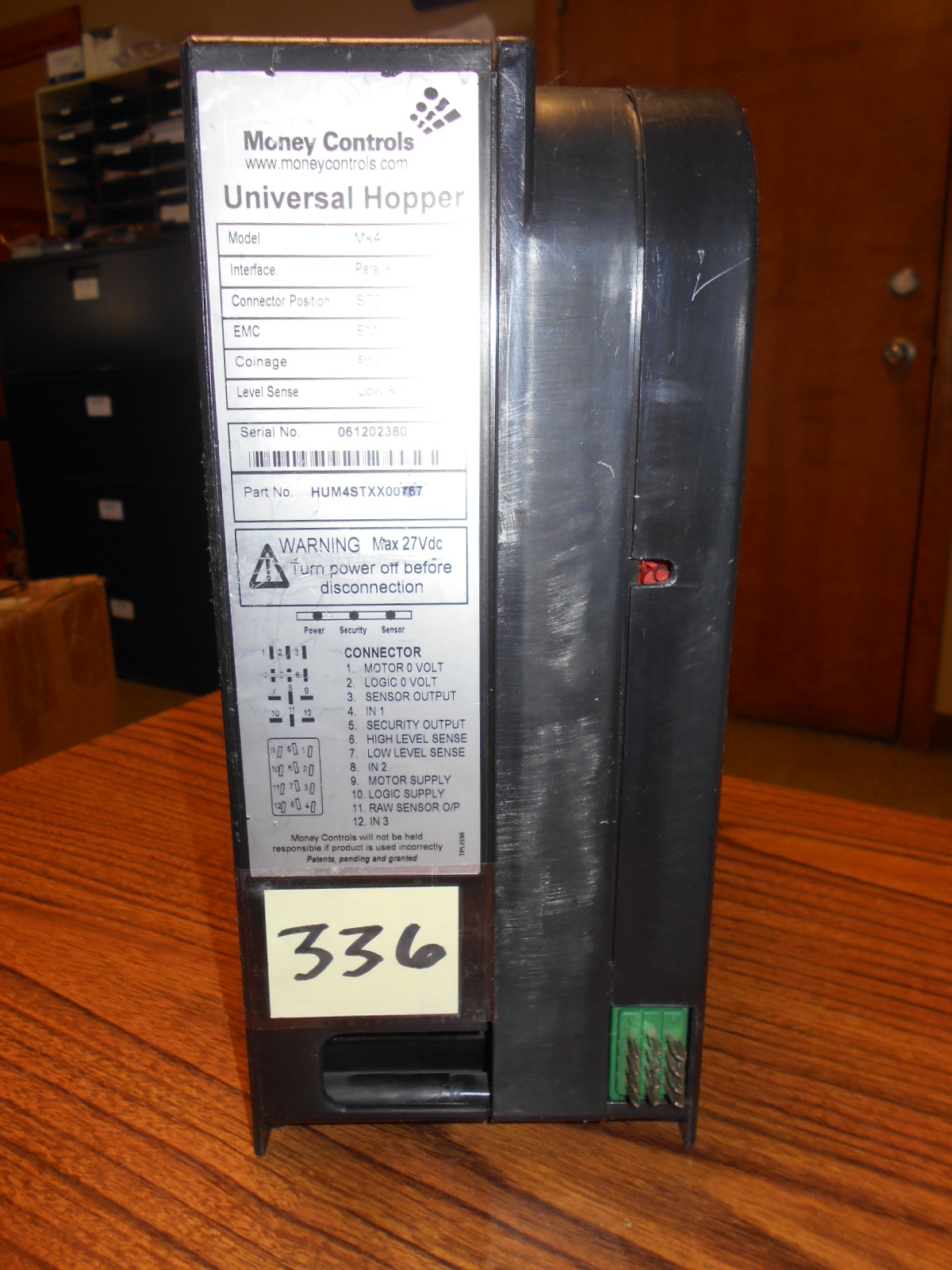 Universal Hopper Mk 4 from Moneycontrols #336 for sale - Large capacity ...