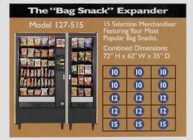 Automated Products API AP Model 123 Snackshop Glass Front Vending ...