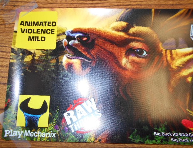 Big Buck HD Wild Video Arcade Machine Game Factory Header for sale ...