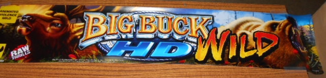 Big Buck HD Wild Video Arcade Machine Game Factory Header for sale ...