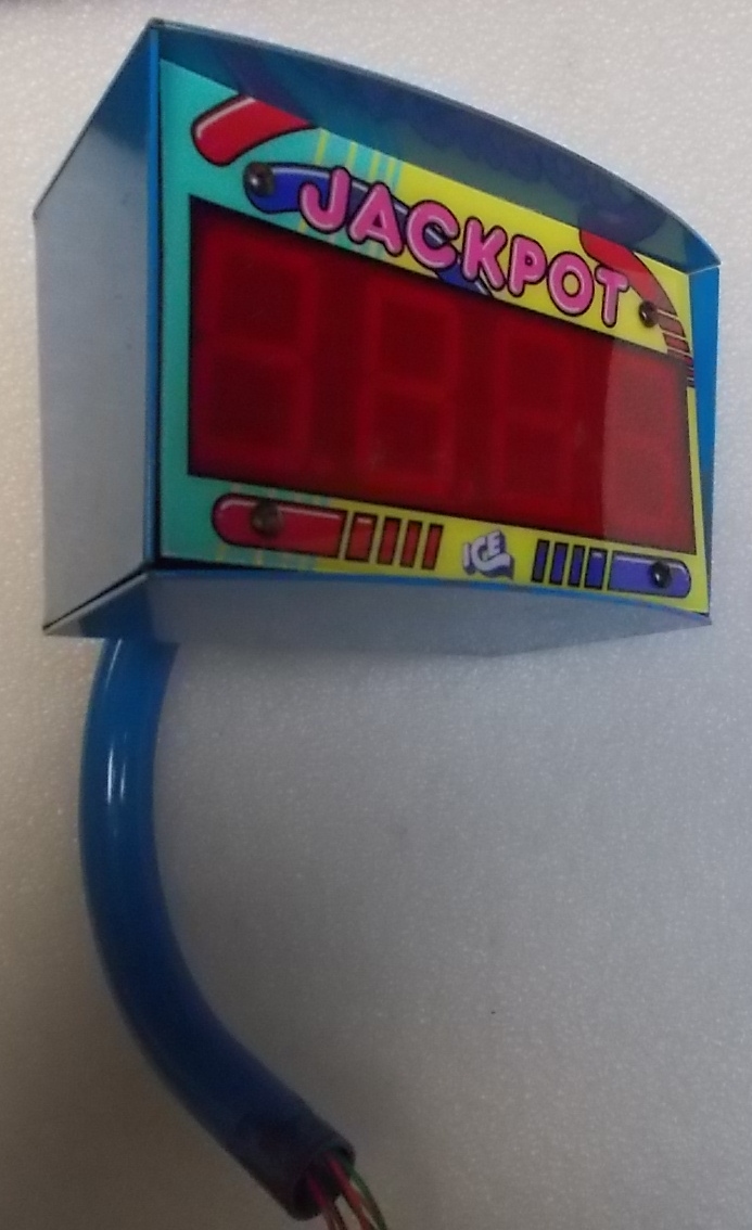 CYCLONE Redemption Arcade Machine Game Complete Scoreboard Housing Blue ...