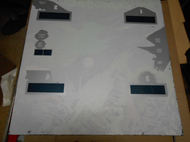 COUNTERFORCE Pinball Machine Game Backglass Backbox Artwork by Gottlieb ...