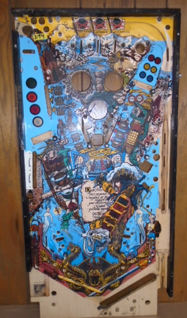 HOOK Pinball Machine Game Playfield #3194 for sale by DATA EAST - "AS ...