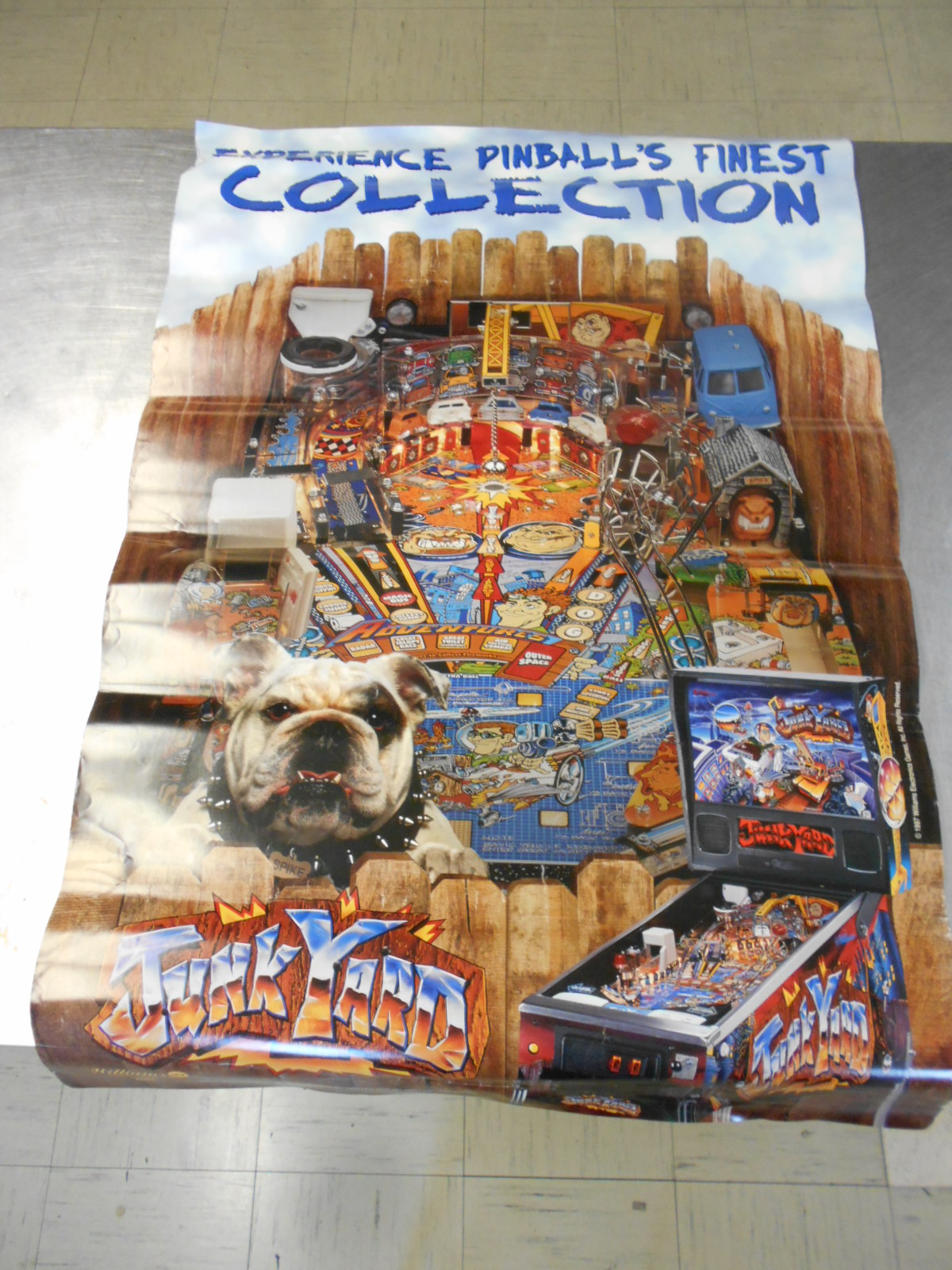 Junkyard Pinball Machine Game Original Advertising Promotional Poster ...