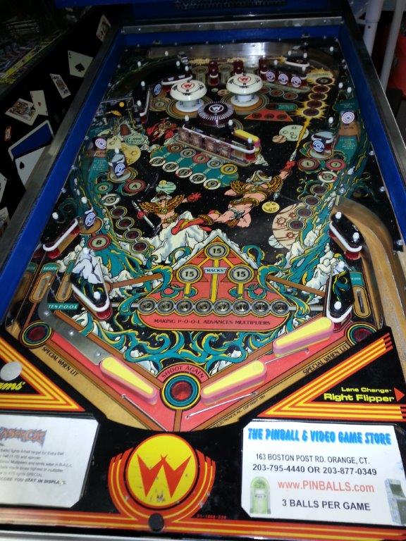 WILLIAMS LASER CUE Pinball Machine Game for sale - Billiards - Outer ...