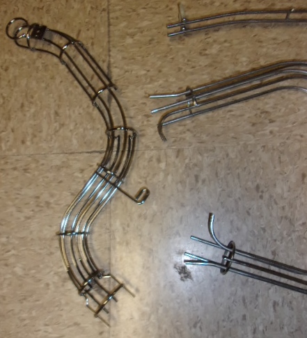 Lot of 5 UNKNOWN Pinball Machine Game WIREFORM RAMPS #5119 for sale ...