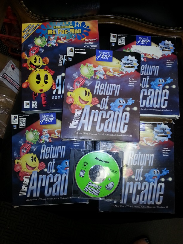 Microsoft Return/Revenge of Arcade Software LOT - AS IS - FREE SHIPPING ...