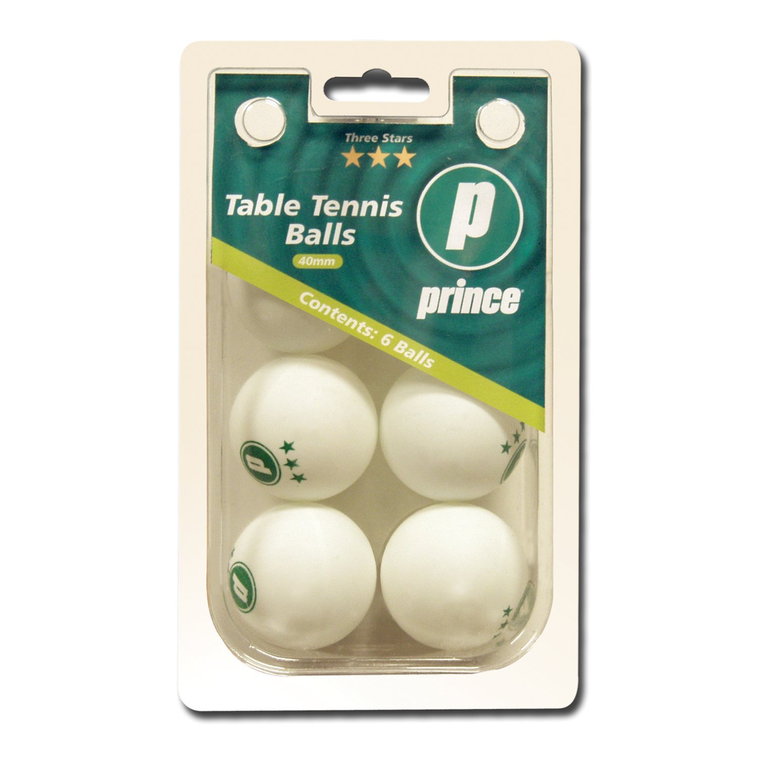 Prince 3-Star Table Tennis Balls Ping Pong Balls Official size 40mm ...