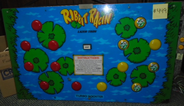 RIBBIT RACIN Complete Control Panel Assembly for Arcade Machine Game ...