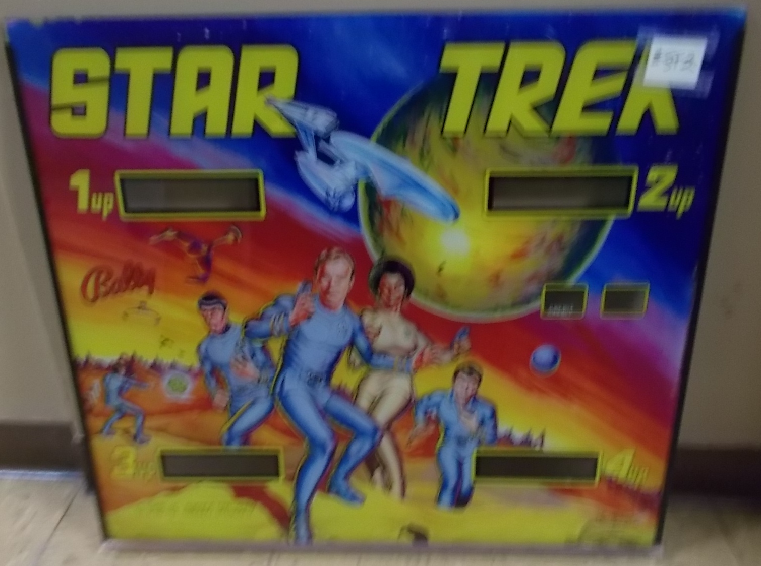 STAR TREK Pinball Machine Game Backglass Backbox Artwork - #ST2 by ...