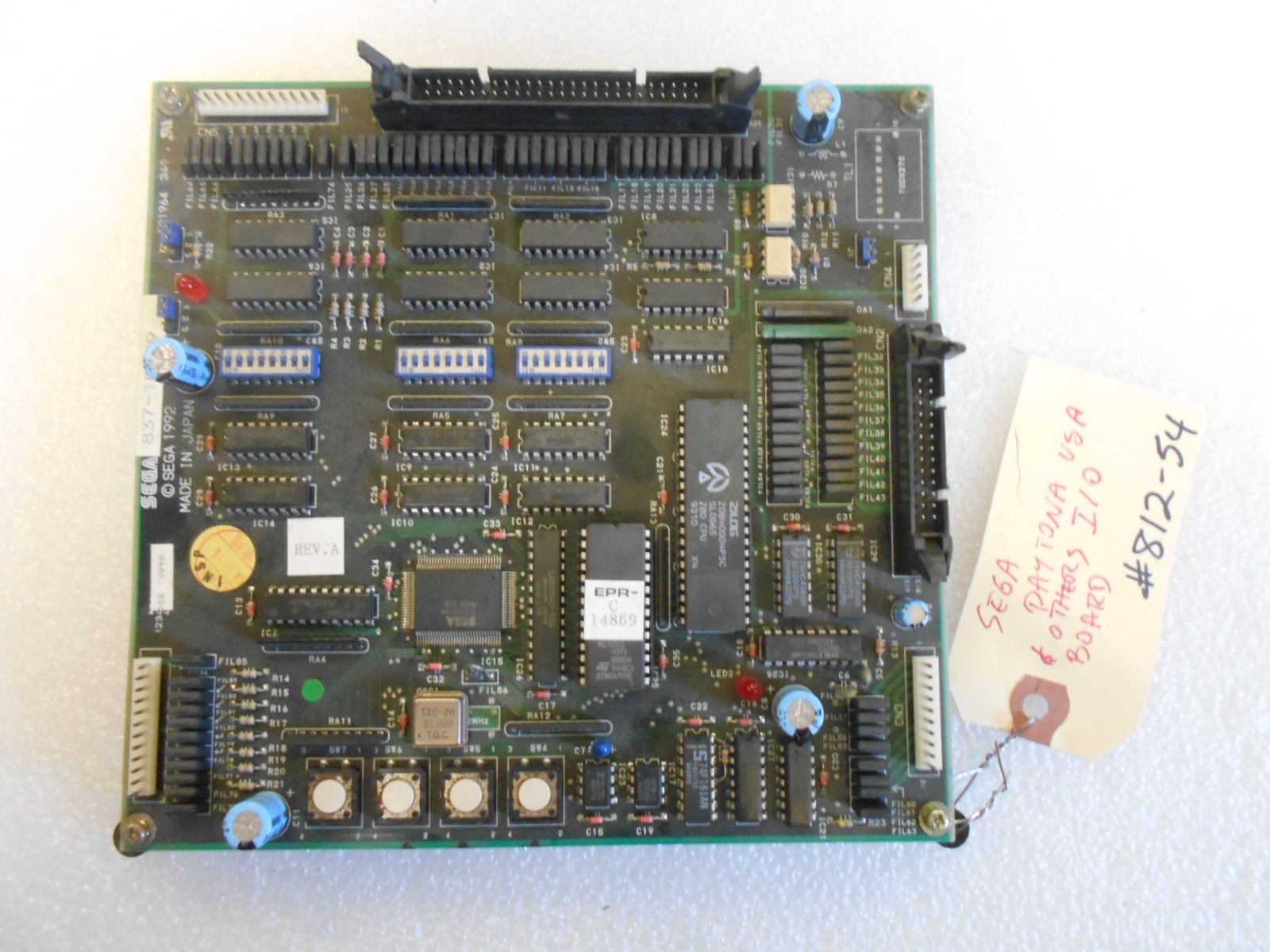 Sega I/O Driver Arcade Machine Game PCB Printed Circuit Board #812-54 ...