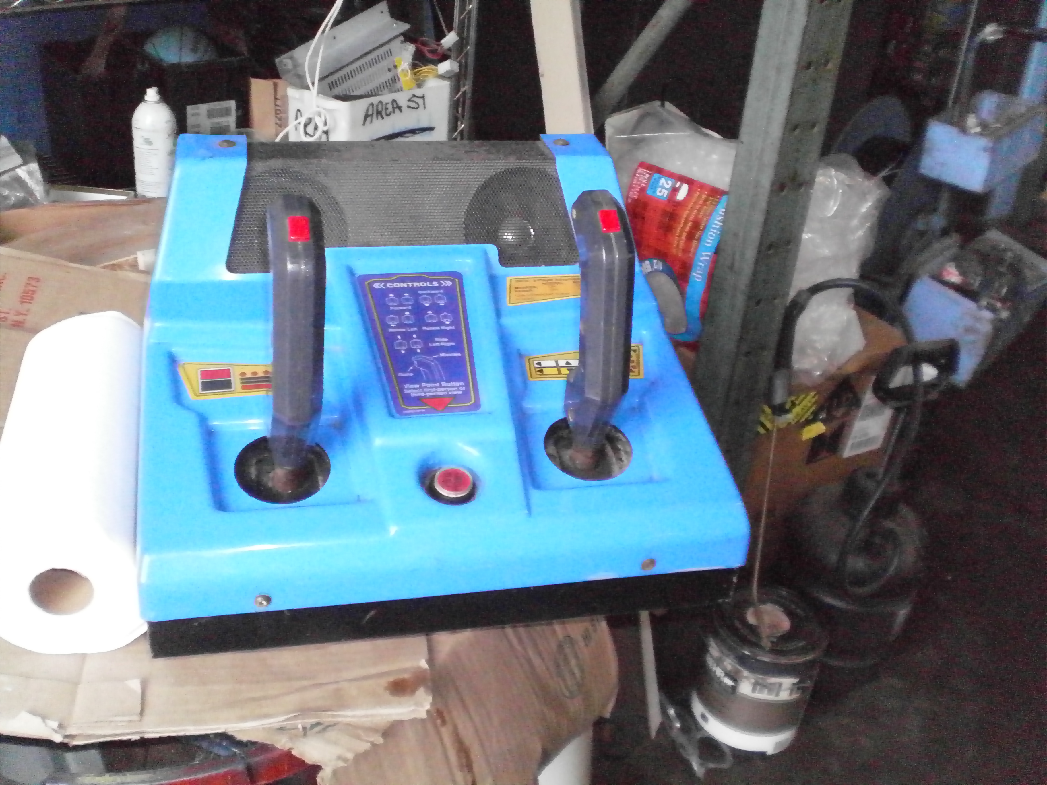 Tank or Aircraft Controls Unit with Firing Buttons for sale for Arcade ...