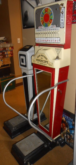 Vintage Original Weight & Horoscope - 10 Cent Coin-Operated Scale by ...