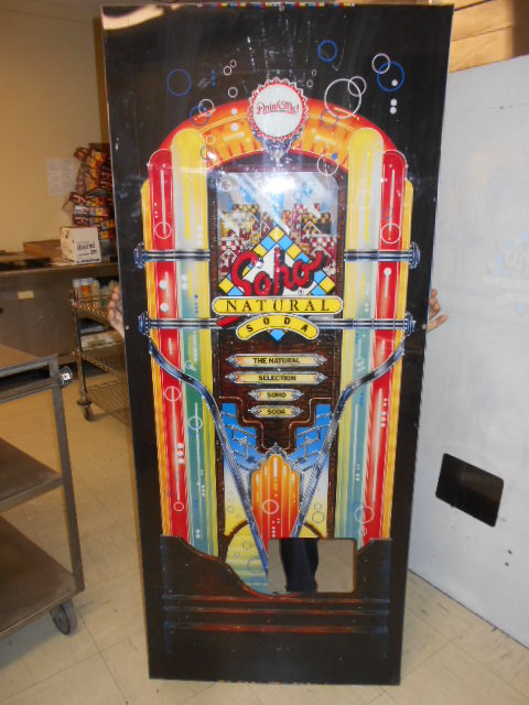 Vintage SOHO Plexiglass Front for Dixie Narco 501 Vending Machine with ...