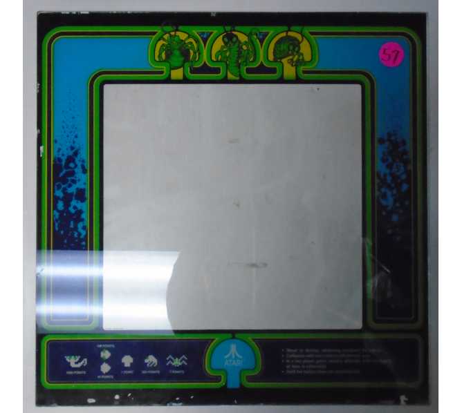 CENTIPEDE Arcade Machine Game Glass Marquee Bezel Artwork Graphic #57 ...