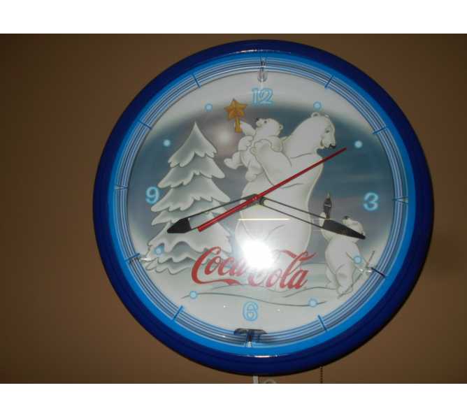 Coca Cola Polar Bears Collection Neon Clock - Official Licensed Product ...