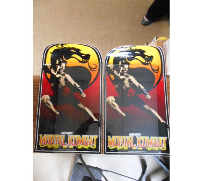 Mortal Kombat Video Arcade Machine Game Cabinet Art Decal Set for sale ...