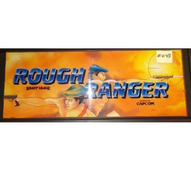 ROUGH RANGER Arcade Machine Game PLEXIGLASS Overhead Header Marquee # ...