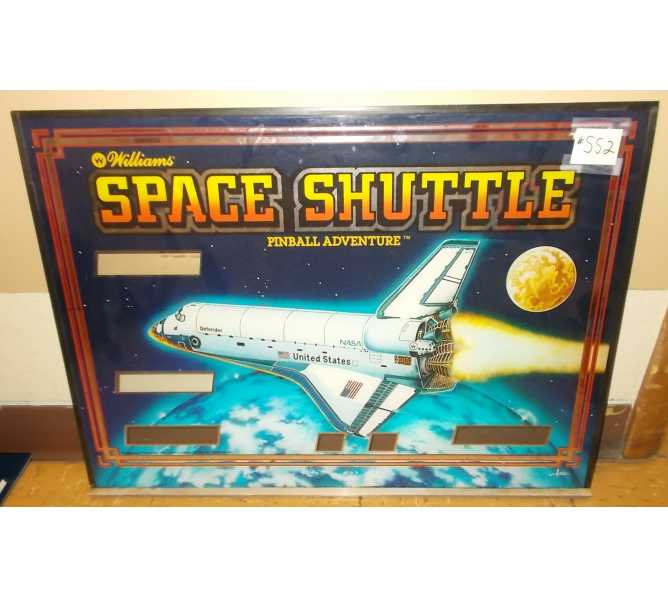 SPACE SHUTTLE Pinball Machine Game Backglass Backbox Artwork - #SS2 by ...